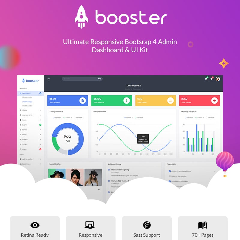 Top Admin Interface Templates You Cannot Miss - TemplateMag