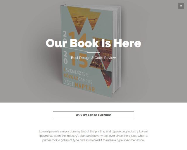 BookLanding - Bootstrap Landing Page Template - TemplateMag