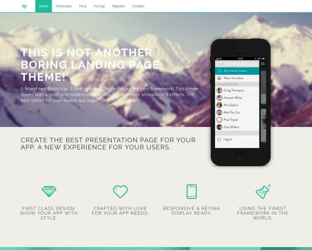 Diamond - Bootstrap Business Template - TemplateMag