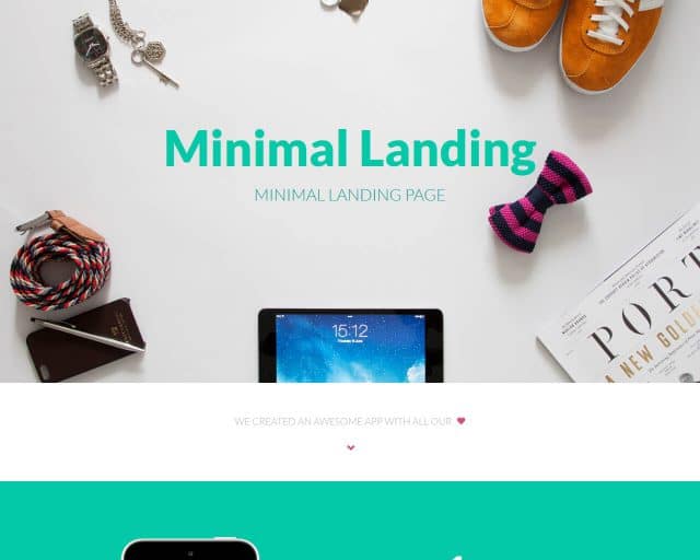 Minimallanding Bootstrap Landing Page Template Templatemag